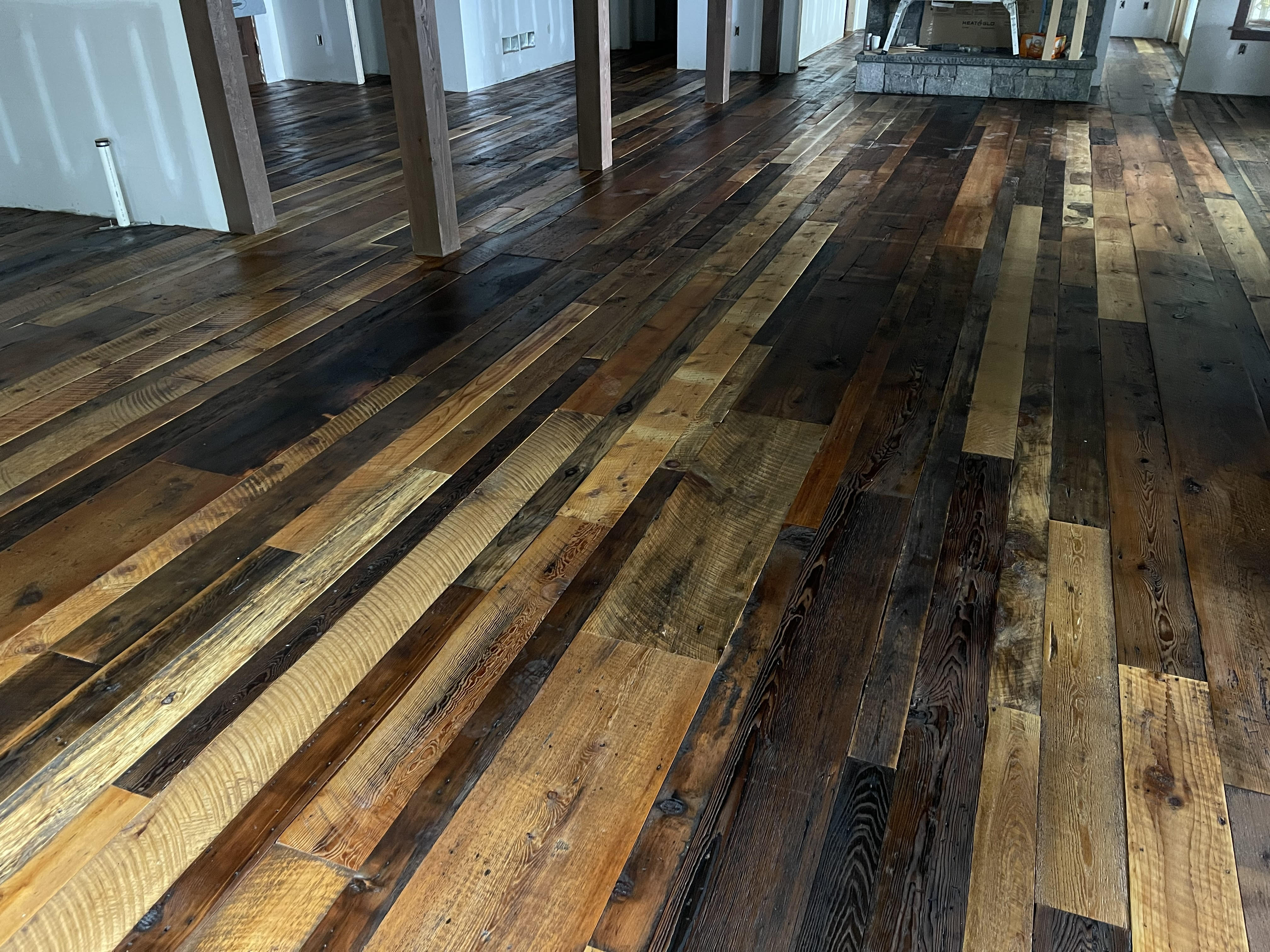 OUT WITH THE OLD & IN WITH THE OLD! ANOTHER FABULOUS BARN WOOD/BROWN ...