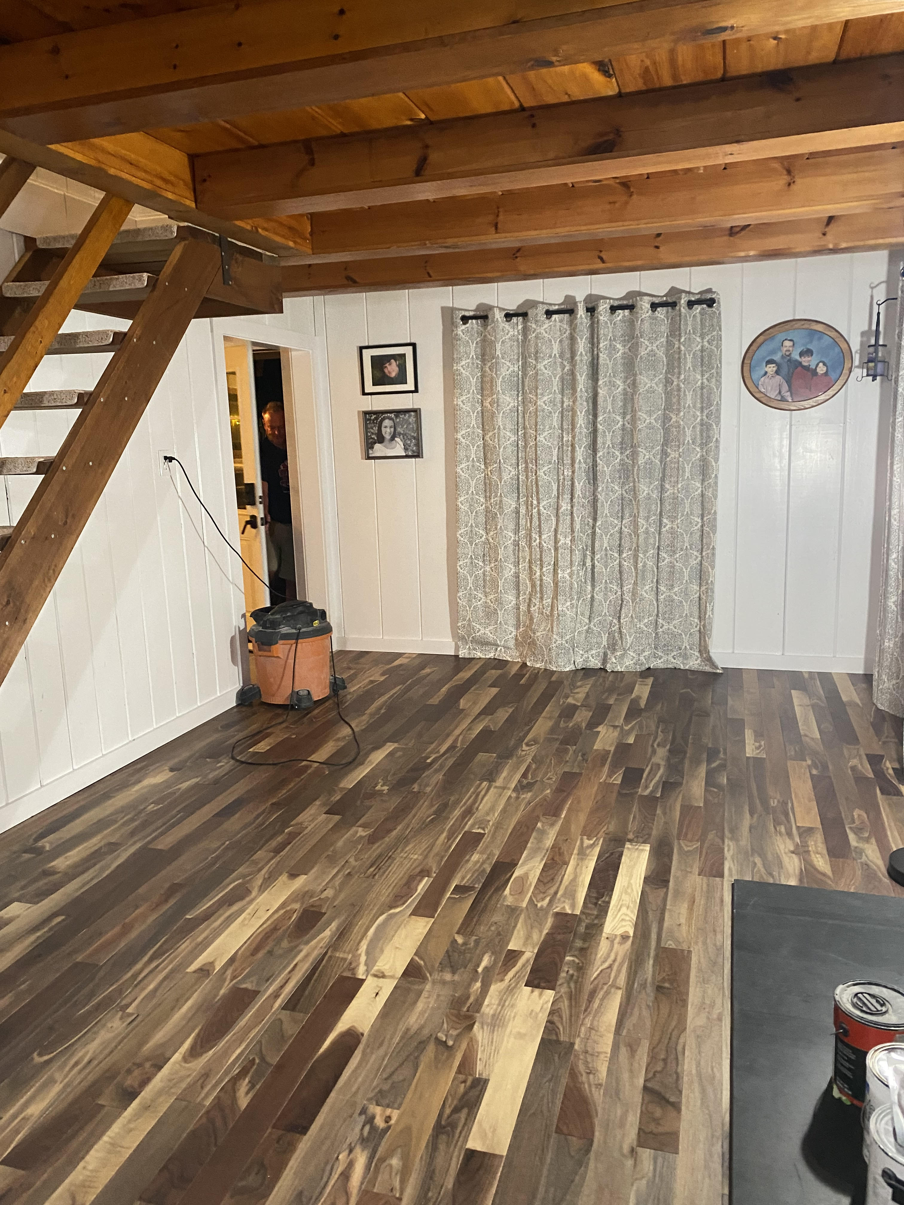 OUR PREFINISHED RUSTIC SAP FLOORING JUST INSTALLED! | Green River Lumber