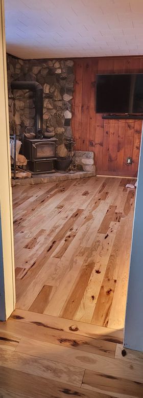HOW ABOUT A MIX OF OUR BARK HICKORY WITH A LITTLE SPLASH OF SPALTED ...