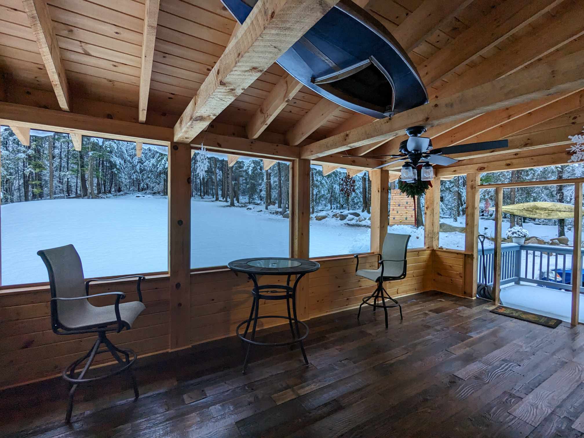 TAKE A LOOK AT OUR RECLAIMED RED OAK LUMBER USED FOR THIS FABULOUS ...