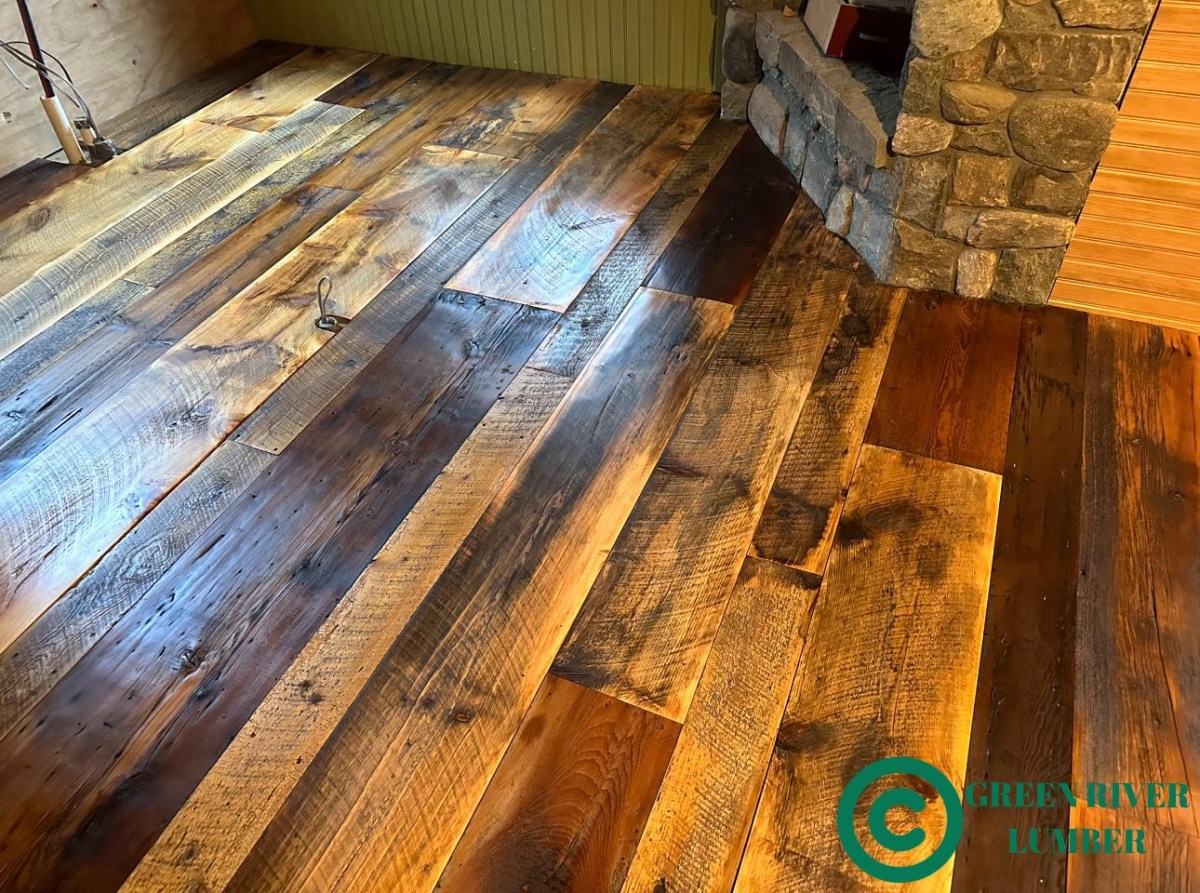 OUR RECLAIMED BARN WOOD AND OUR EXQUISITE 16″ WIDE CIRCLE SAWN WHITE ...